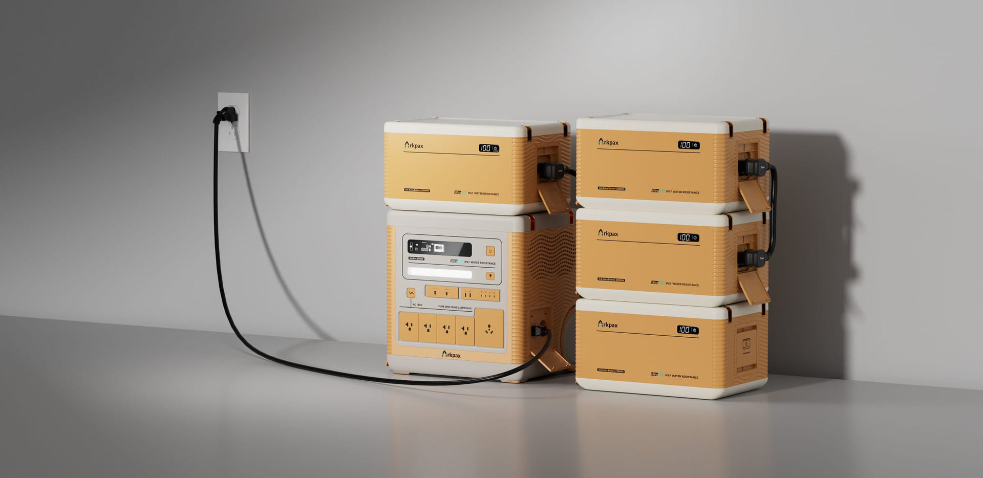 Arkpax Ark PRO: IP67 Rating Professional - Grade Solar Generator - Arkpax