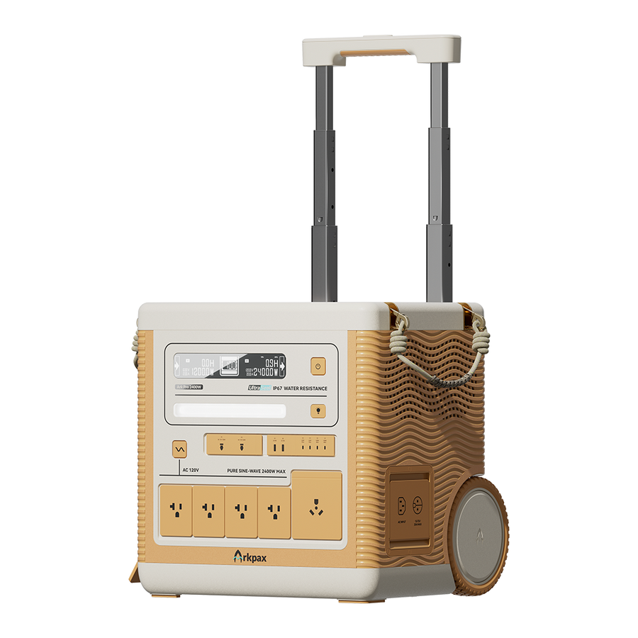 Arkpax Ark PRO 2400W: IP67 Rating Professional - Grade Solar Generator ...
