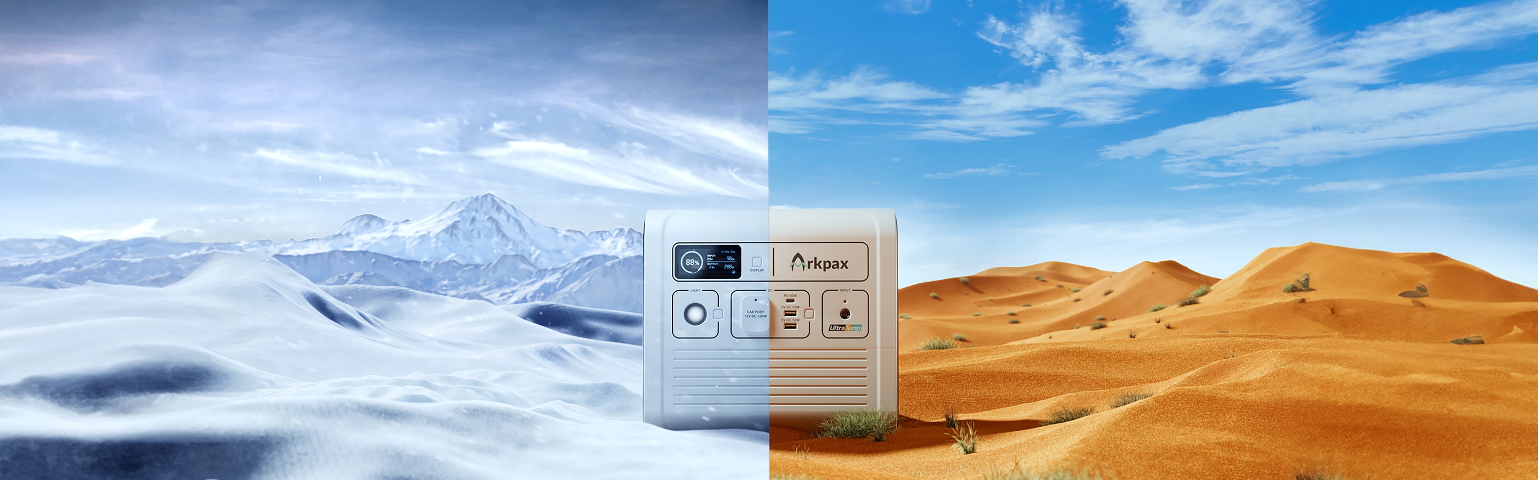 IP67 Dustproof and Waterproof Portable Power Station - Arkpax